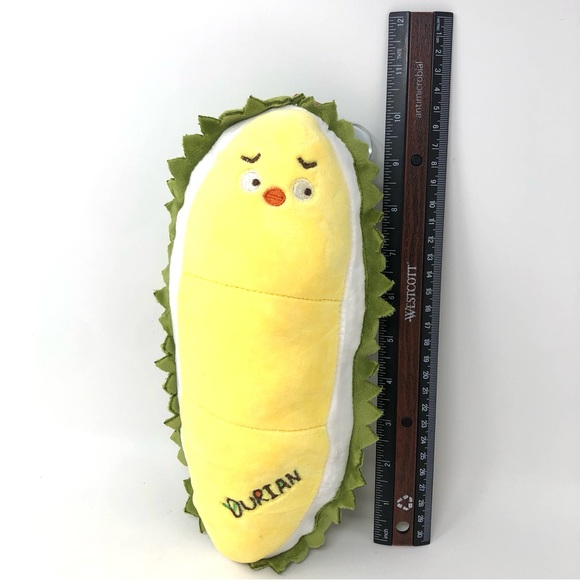 Toys | Durian Soft Yellow Fruit Durian Stuffed Plush Toy 1 New | Poshmark